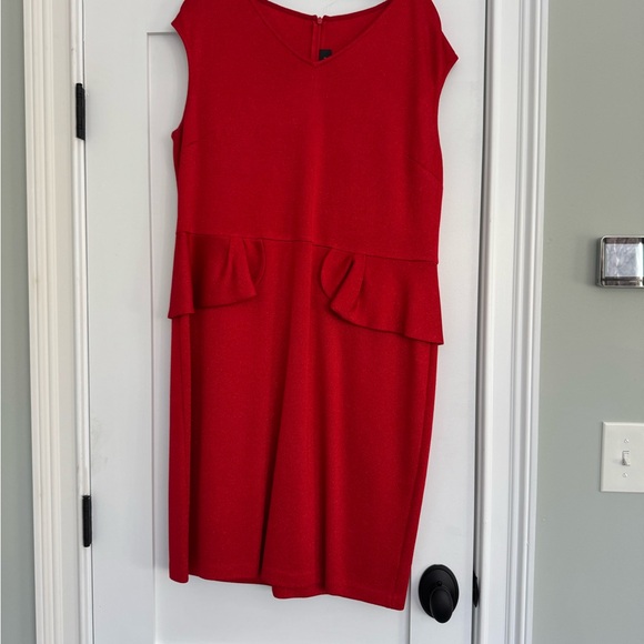 St. John | Dresses | St John Red Mini Dress | Poshmark